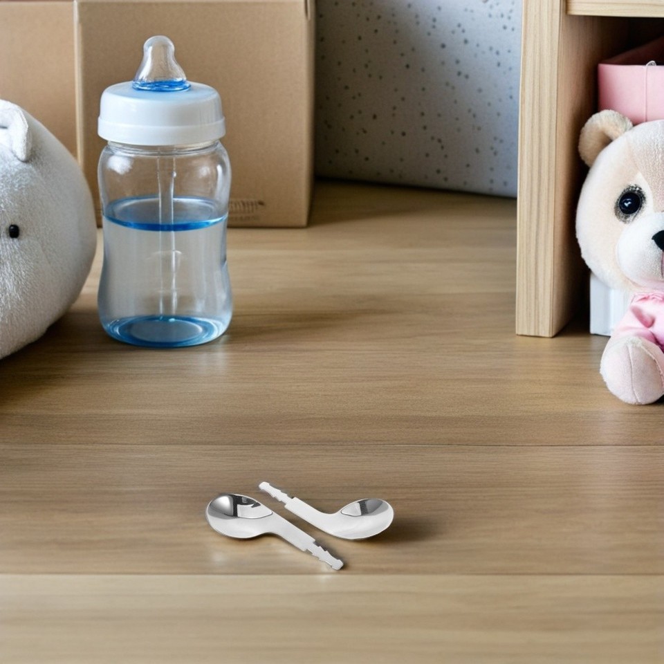 6 Pcs Child Adaptive Fork Head Detachable Utensil Replacement Part ...