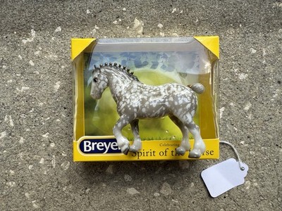 Breyer Horse Stablemate Club #712368 Duke Glossy Dapple Grey Clydesdale ...