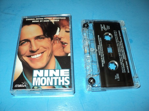 NINE MONTHS Soundtrack Cassette Tape ~ 1995 HANS ZIMMER MARVIN GAYE ...