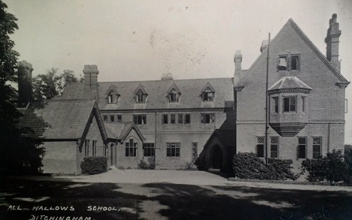Ditchingham UK Antique RPPC Postcard Early 1900s Rare All Hallows ...