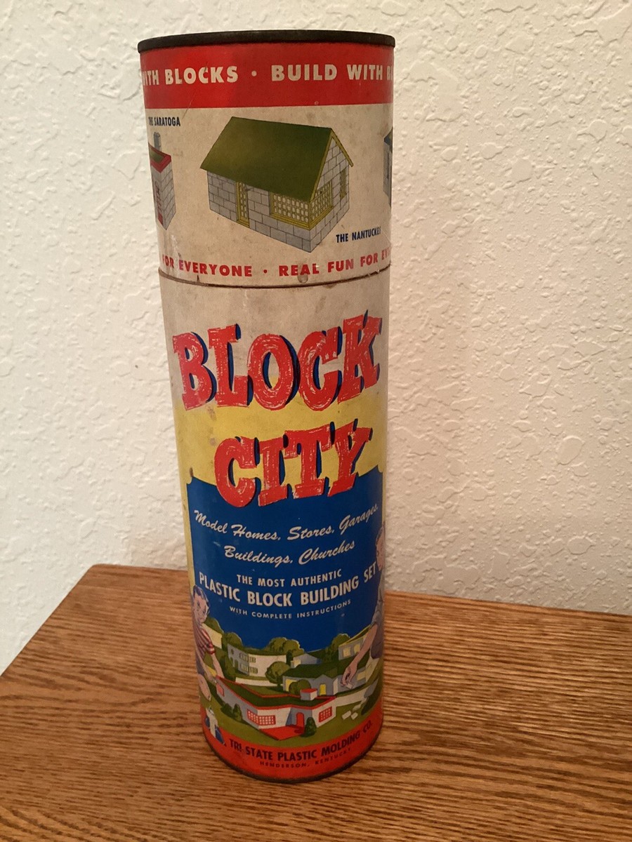 Plastic Blocks From 1950 1950's Lucite Bag