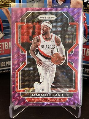 Damian Lillard 2021-22 NBA Prizm Purple Wave Portland Trail Blazers | eBay