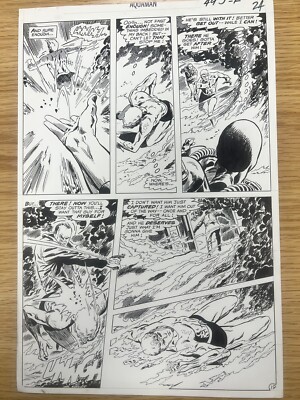 Aquaman #49 Feb 1970 Jim Aparo Steve Skeates Original DC Comic Art | eBay
