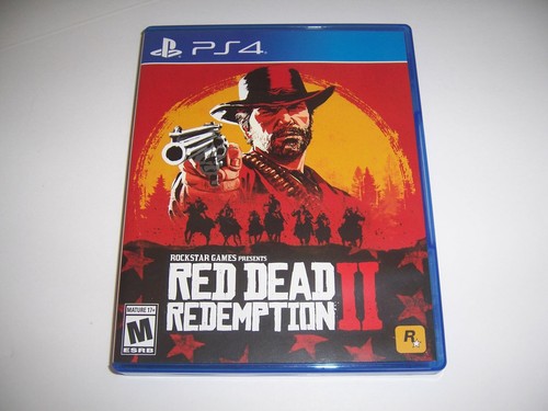 Original Case Box Replacement Sony PlayStation 4 PS4 Red Dead ...