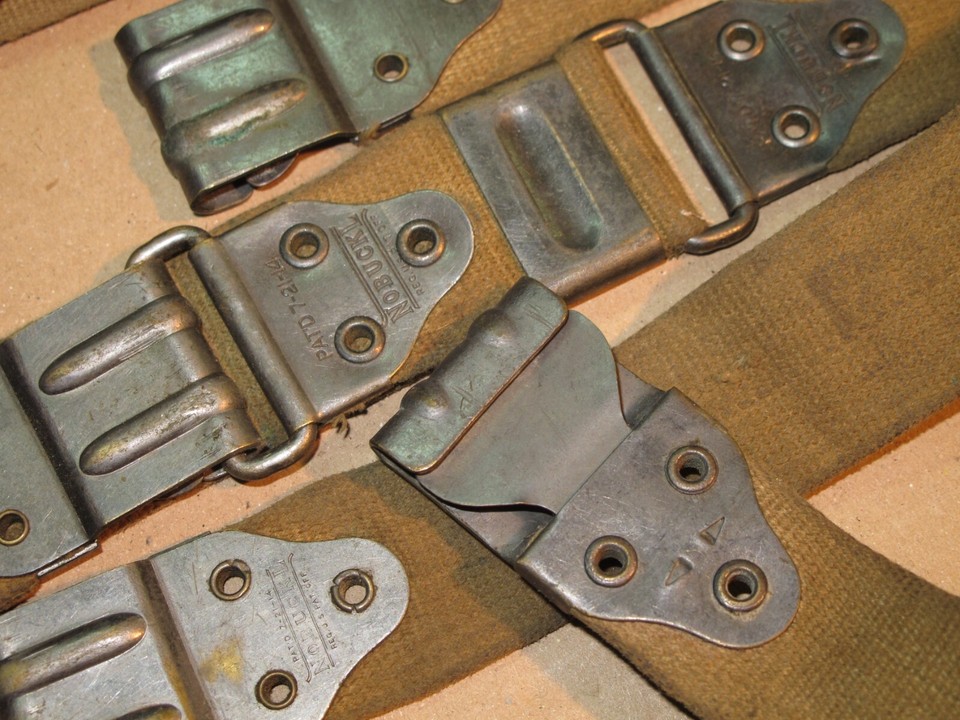 US WW1 M1917 Enfield Springfield 1903 Kerr Nobckl Sling Trench ...