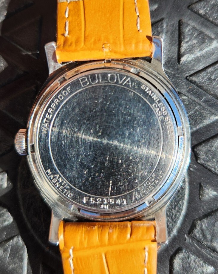 Vtg Bulova 1961 Sea King "D" Men's 31mm Watch 11AFC Mechanical Silver ...