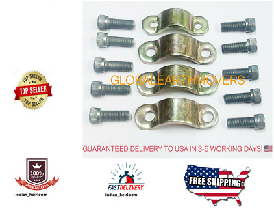 JCB BACKHOE - PROPSHAFT STRAP & SCREWS 4 PCS. (PART NO. 116/00525 & 826 ...
