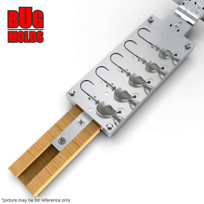 Fishing Sinker Mold AluminiumFishingMold Lure making Lead Molds Jig ...