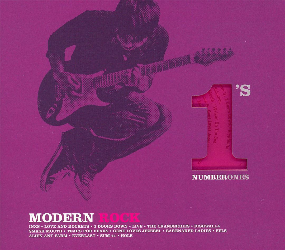 Number 1's: Modern Rock [Digipak] [Remaster] by Various Artists (CD ...