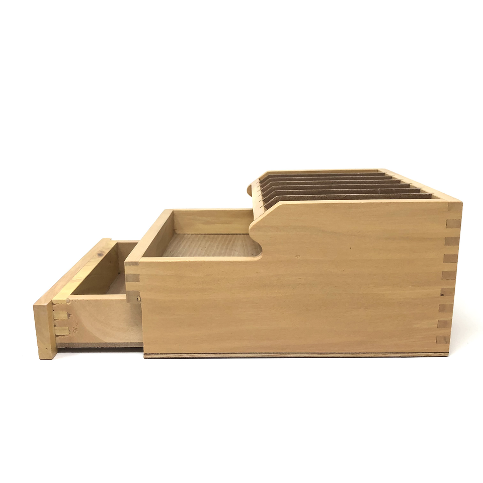 Wooden Tool Storage Rack Jewellers Watchmakers Drawer Workbench ...