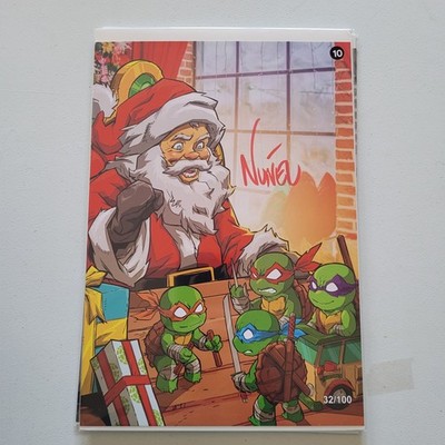 Santa Claus x TMNT print By Eddie Nunez (Signed W COA) | eBay