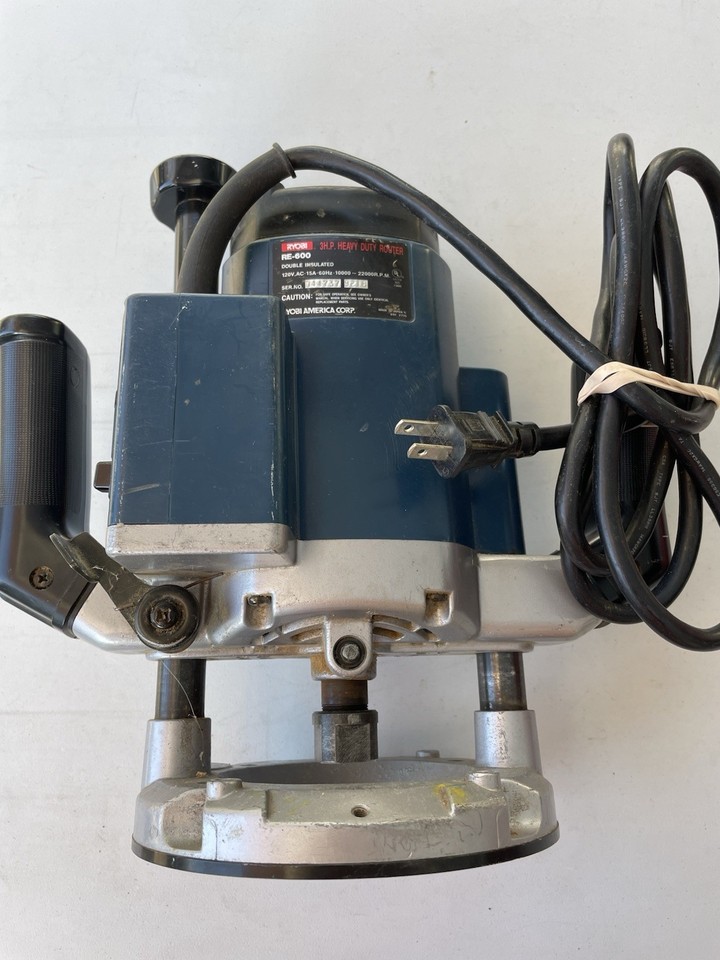 Ryobi RE-600 3HP Heavy Duty Variable Speed Plunge Router 15A | eBay