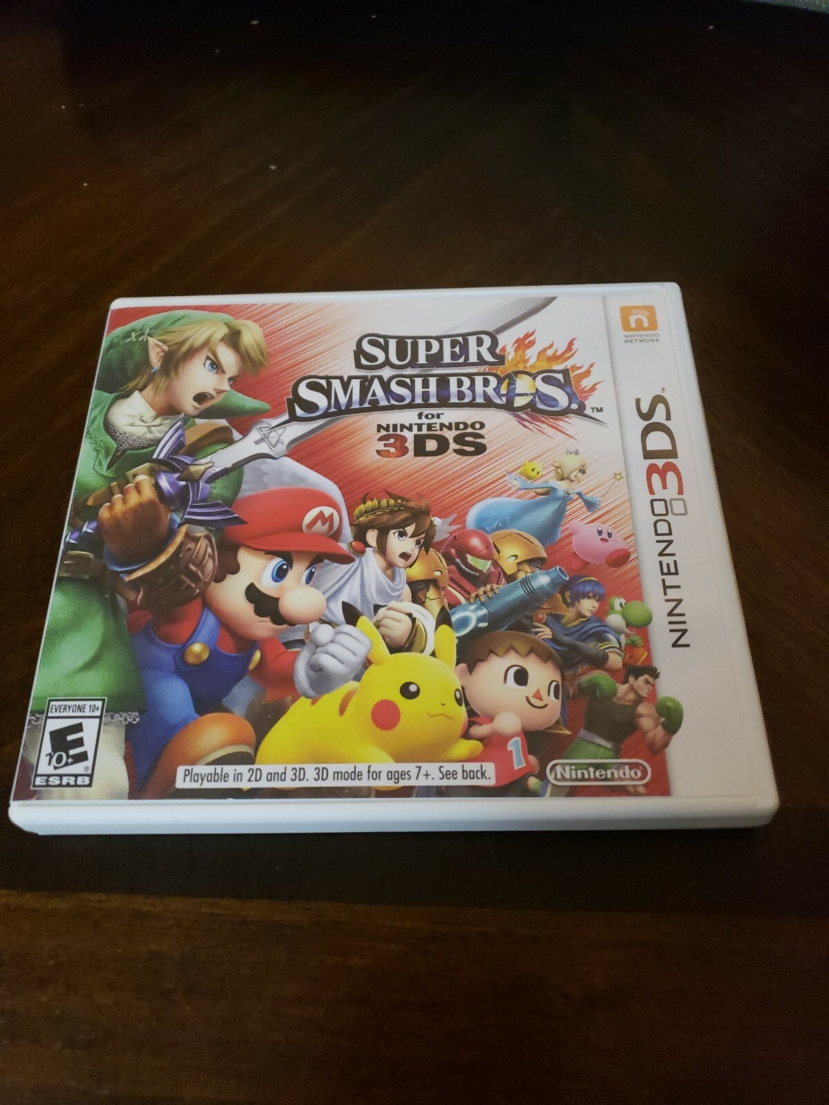 Super Smash Bros. Brothers Nintendo 3DS XL 2DS Game Case Manual ...