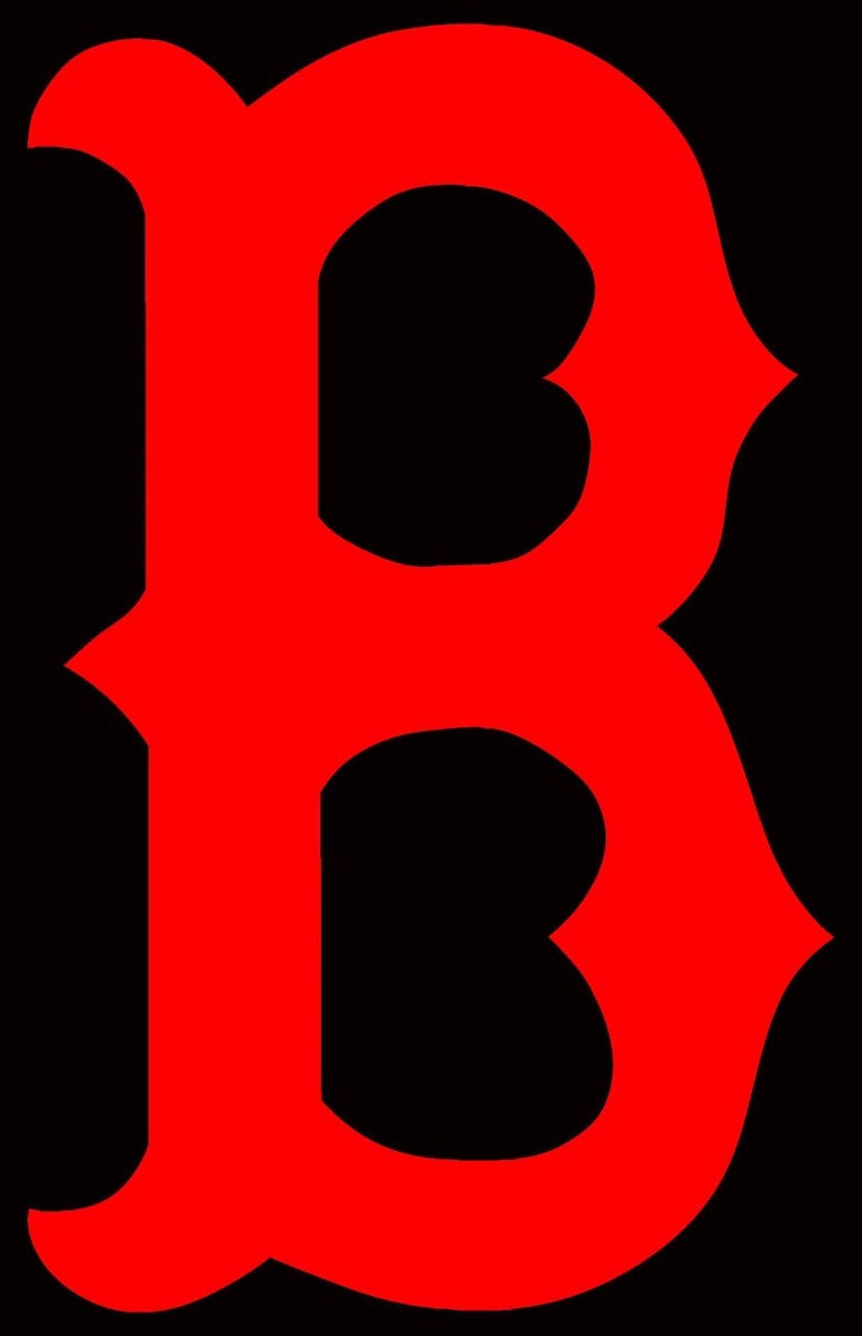 Red Sox Logo B Classic Monogram Big Lux Boston Red Sox Sweatshirts