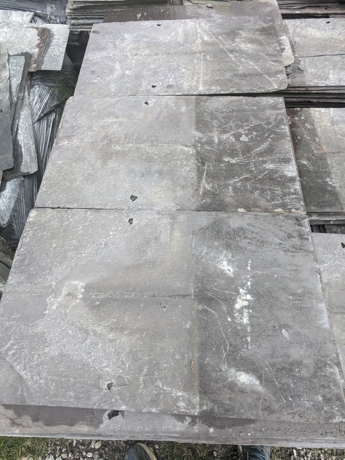 RECLAIMED WELSH SLATES ROOF SLATE TILES 24x14 | eBay UK