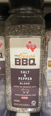 H‑E‑B Texas Originals Salt & Pepper Spice Bbq - Texas-Size Pack 23oz ...