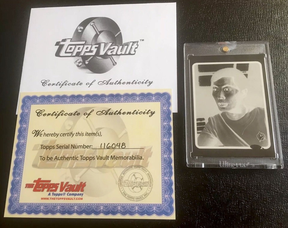 1979 Star Trek Topps Vault Mask Negative The Motion Picture 16 Sulu ...