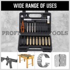 22pcs Pin Punch Set Brass Steel Nylon Punch Hammer Gunsmith Drift Pin ...