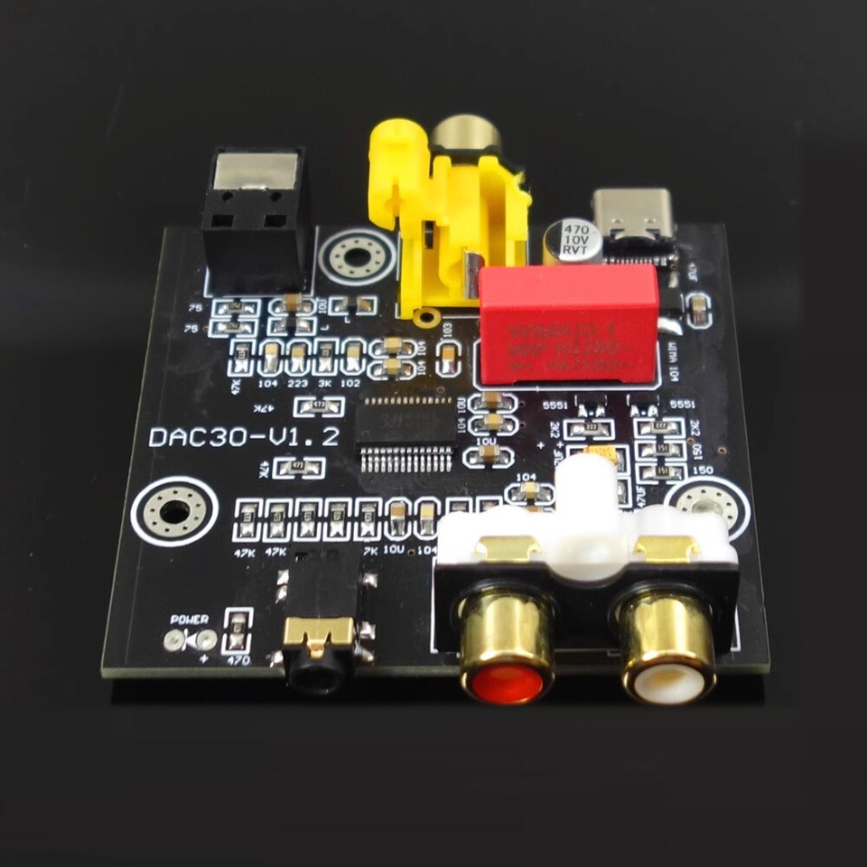 Coaxial Fiber Optic Audio Converter Digital Analog Signal Line Decoder ...