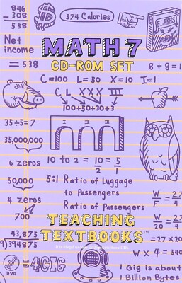 Teaching Textbooks CD-ROM Set MATH 7 | eBay