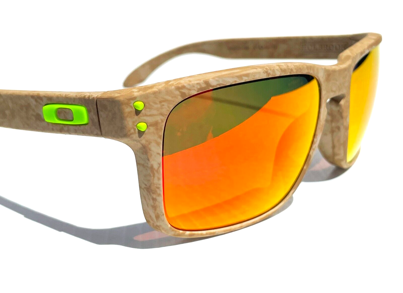 Oakley HOLBROOK Matte Stone Desert Tan POLARIZED PRIZM Ruby Sunglass ...
