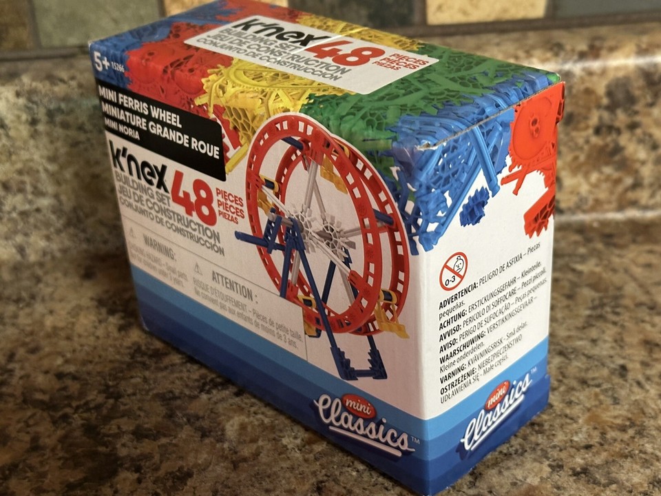 NEW K'nex Mini Ferris Wheel 48 pc Building Set 5+ Classic New in Box ...