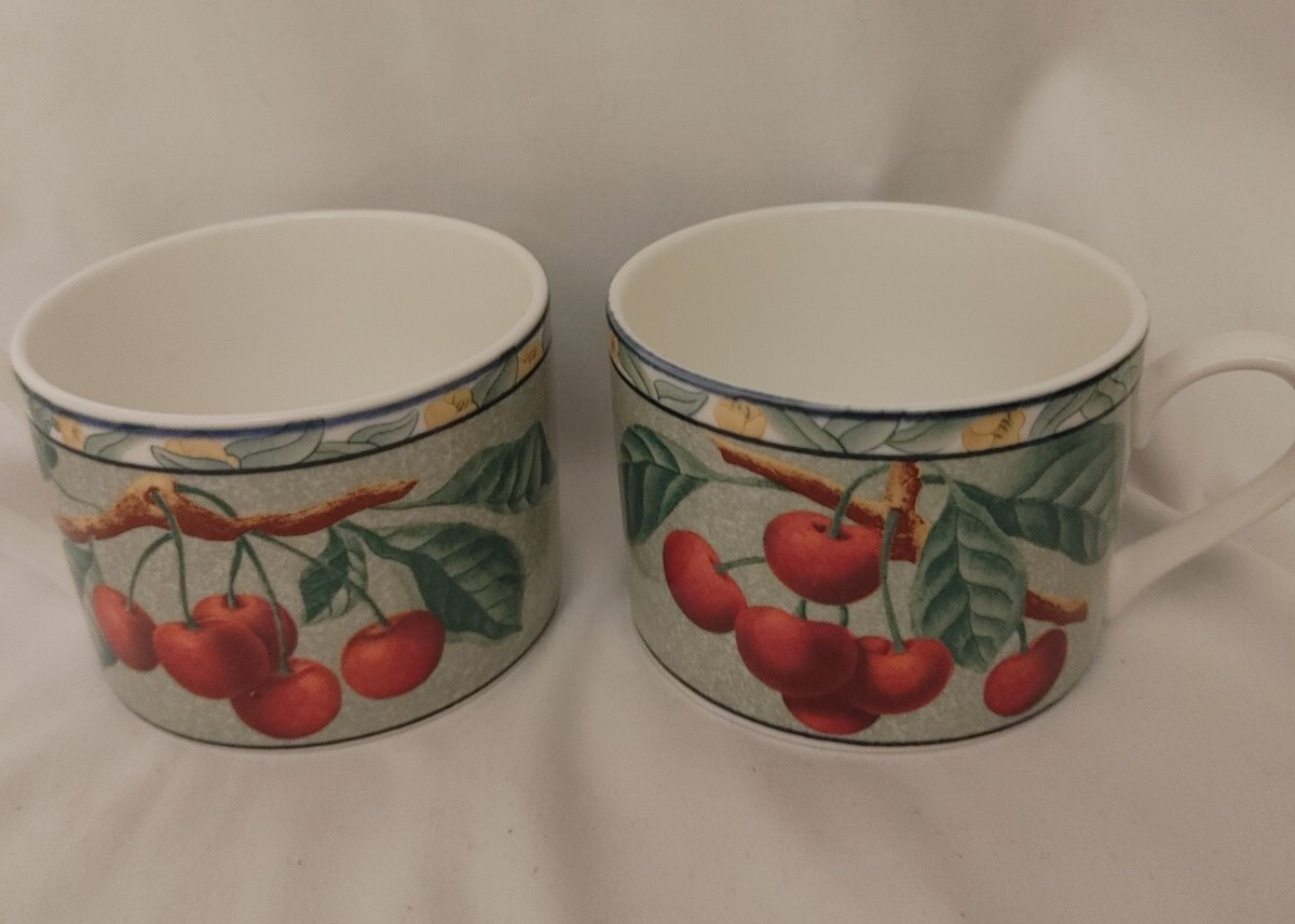 Casuals By Victoria & Beale Cups In The L'Amour #9040 Pattern Cherries ...