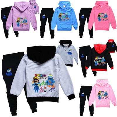Boys Girls rainbow friends roblox Kids Long Sleeve Hoodies Tracksuits ...