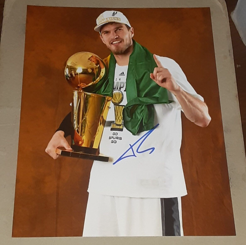 Tiago Splitter San Antonio Spurs SIGNED 2014 NBA CHAMPIONS 8x10 Photo ...