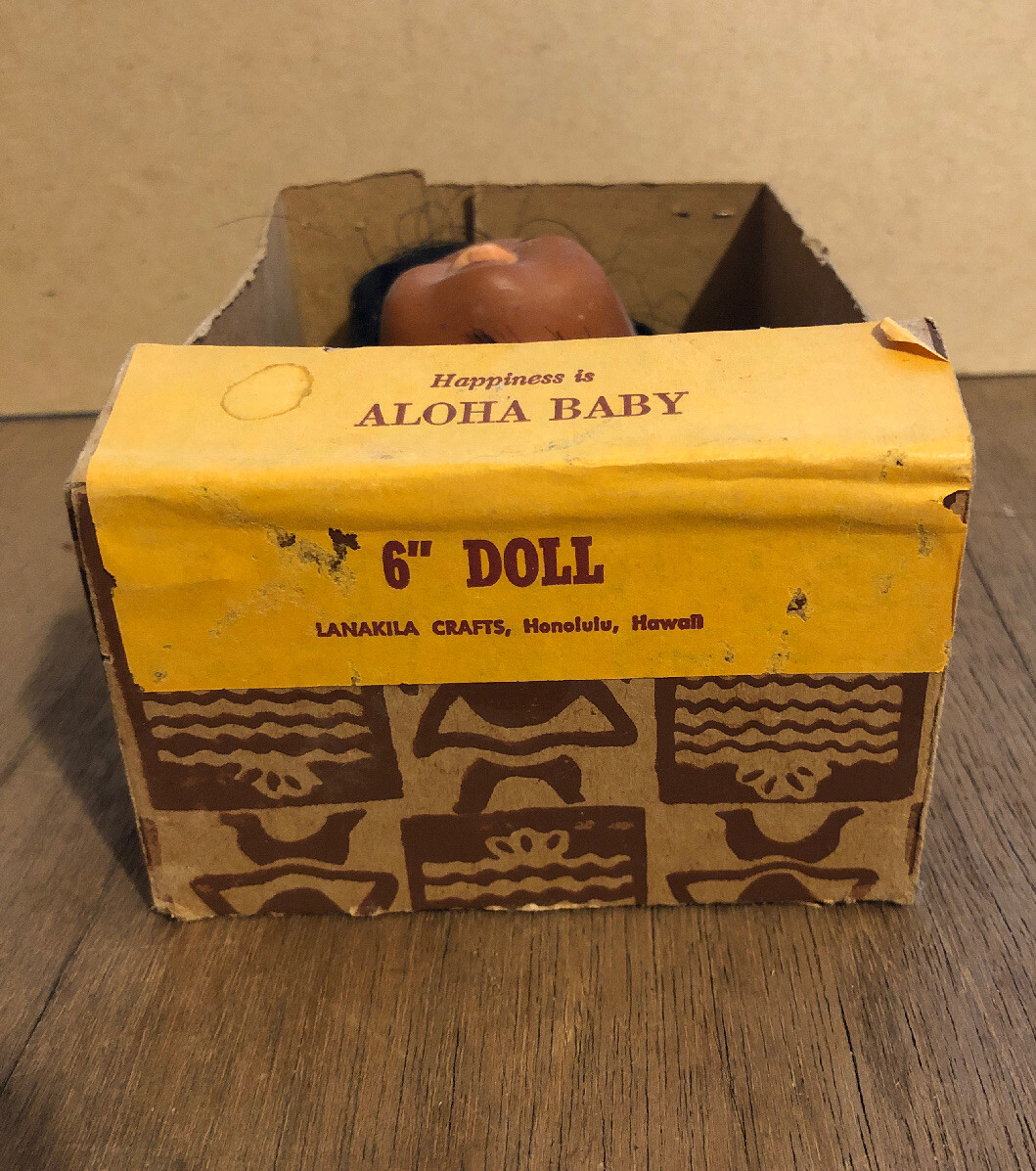 vtg Hawaiian HULA Baby GIRL Doll Lanakila Crafts Honolulu Box aloha | eBay