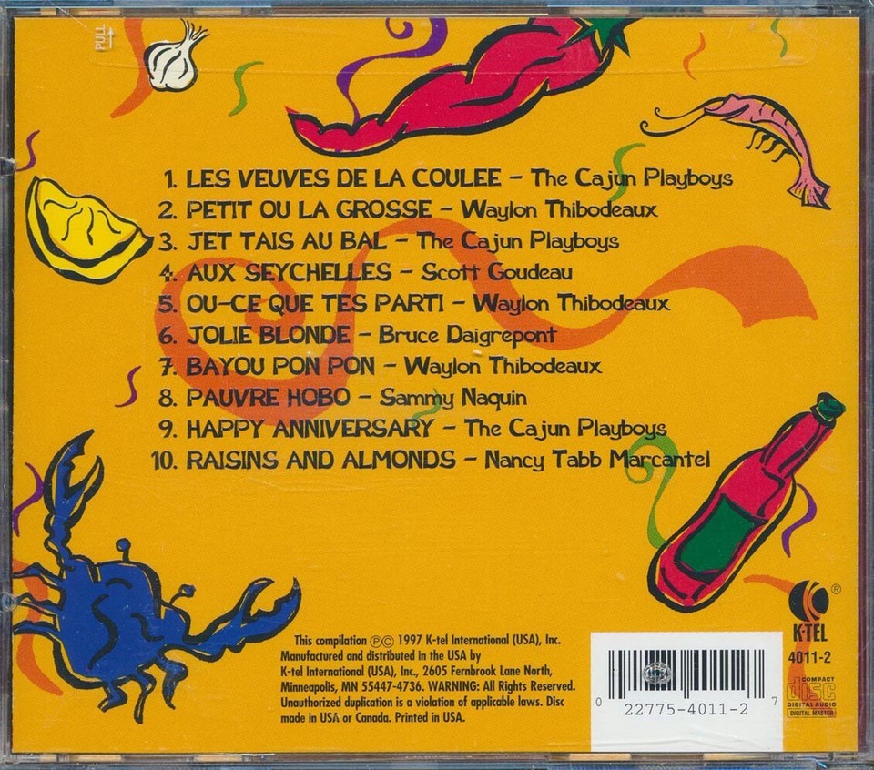 CD The Cajun Playboys, Waylon Thibodeaux, Etc. - Cajun Fun: Greatest ...