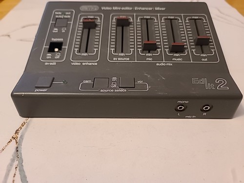 Vintage Sima Video Ed/it 2 Enhancer Mini Editor & Sound Mixer ...