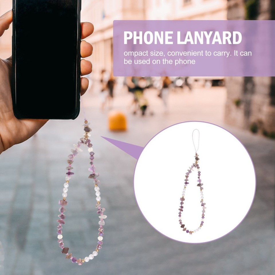 Set of 5 Pearl Mobile Phone Chain Dangle Charms Lanyard Cell Strap ...