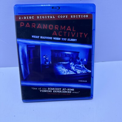 Paranormal Activity (Blu-ray Disc, 2009, 2-Disc Set, Includes Digital ...