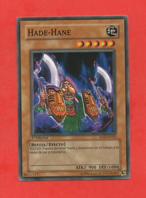 Konami Yu-Gi-Oh! Nr. 28357177 - 1ere Ausgabe - Hade Hane - SOD-SP032 ...