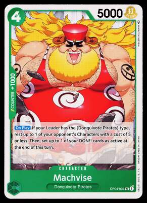 Machvise - OP04-033 - NM - Uncommon - English OP04 - One Piece TCG | eBay