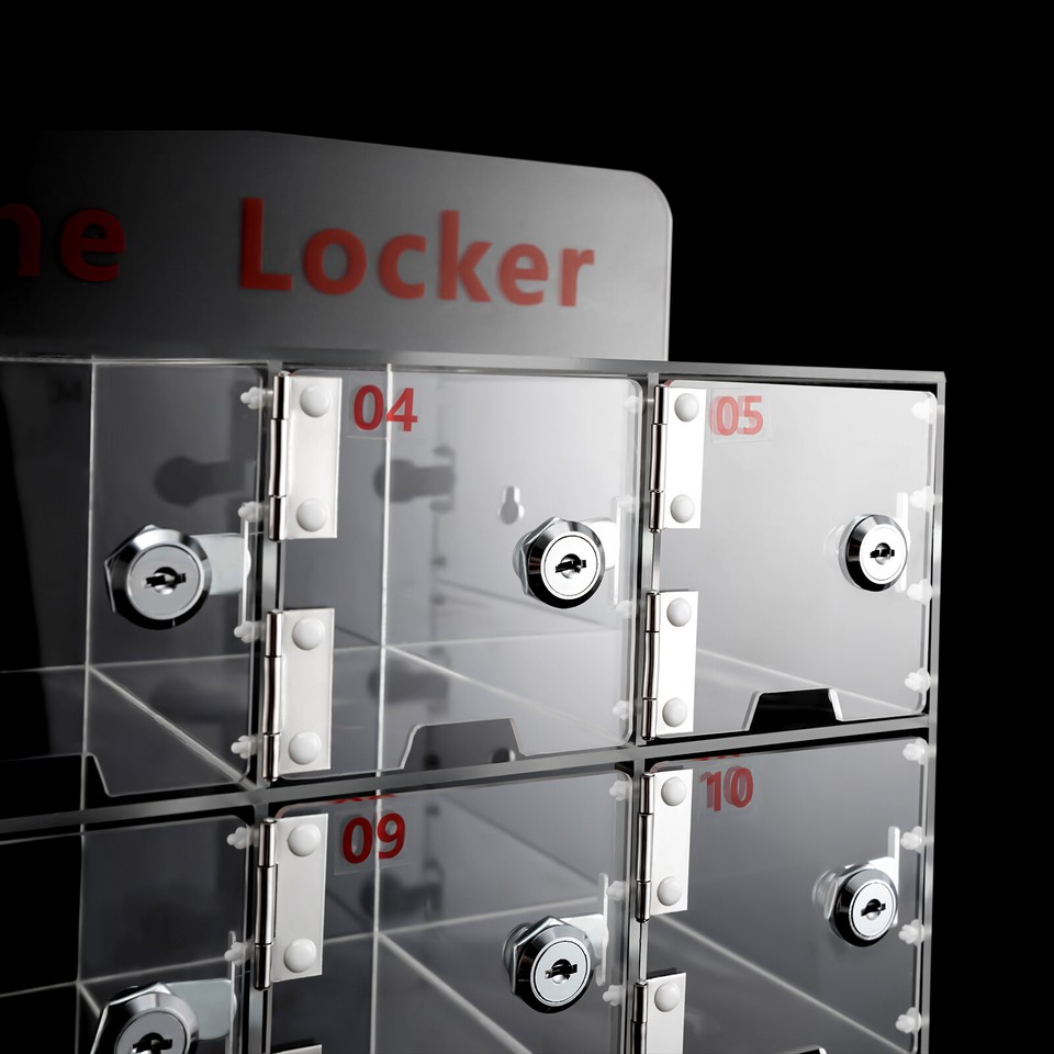 20 Slots Cellphone Locker Cell Phone Storage Box for Employees ...