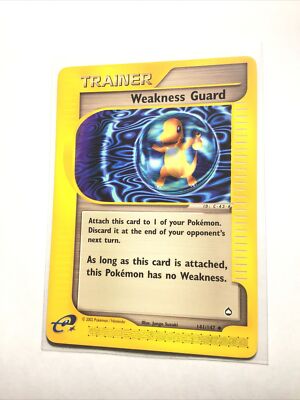 WEAKNESS GUARD - 141/147 - Aquapolis - Pokemon Card - NM | eBay
