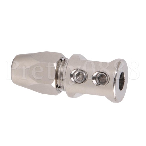 RC Boat Flex Coupling Motor Shaft Coupler 5x4mm Forward Stainless Steel ...
