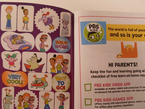 PBS Kids Cyberchase Activity Workbook for Ages 7-11 Includes Rewards ...