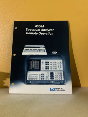 Manuals & Books - Hp 8568A