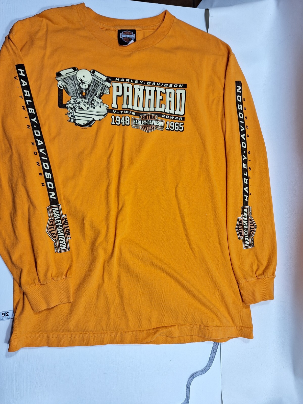 2016 Harley Davidson Panhead Mens Long Sleeve T Shirt… - Gem
