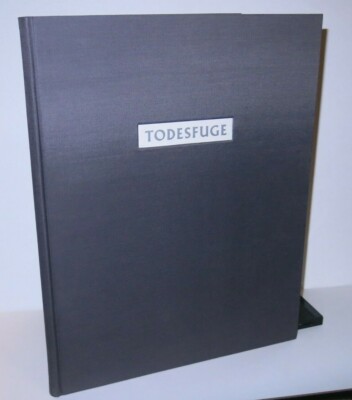 Paul Celan Das Todesfuge (Deathfuge) Limited Editions Club 1/300 ...