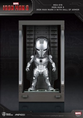 Iron Man 3 Statua Sala Delle Armature Mark Ii Figura 8cm Mini Uova ...