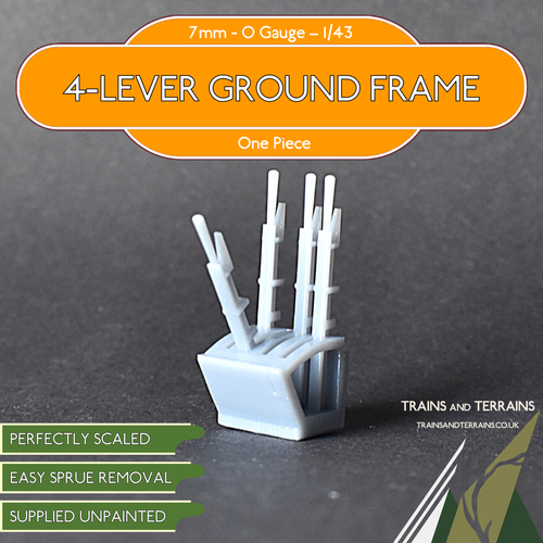 4-Lever Ground Frame - 0 Gauge 1/43 - O Gauge Model Railway British ...