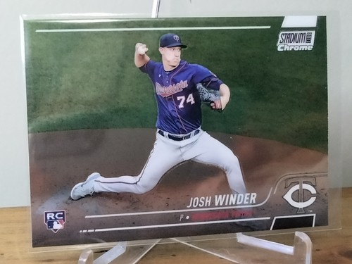JOSH WINDER 2022 Topps Stadium Club Chrome ROOKIE CARD #336 Minnesota ...