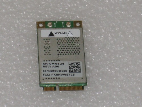 Dell MN624 WMAN Mobile Wireless Broadband Mini PCI-E Card -NIA01-KR ...