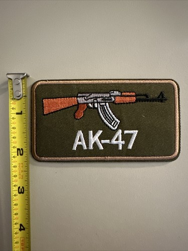 AK-47 (Embroidered Iron on patch) Tactical Morale Army Riffle | eBay