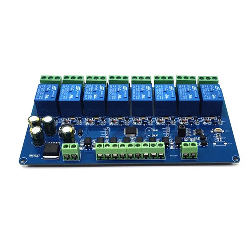 7-30V 8 Channel Modbus Relay Module RS485 TTL UART Multifunction ...