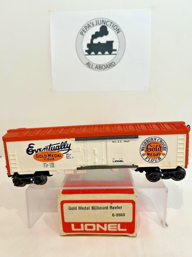 LIONEL 6-9860 #1 GOLD MEDAL FLOUR BILLBOARD REEFER NEW-MOB-BLT-1973 | eBay